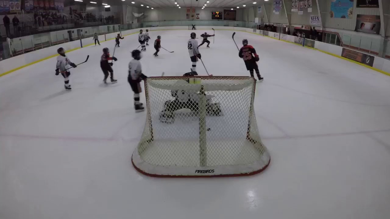 Hockey goals: Five-hole shot makes it in - YouTube