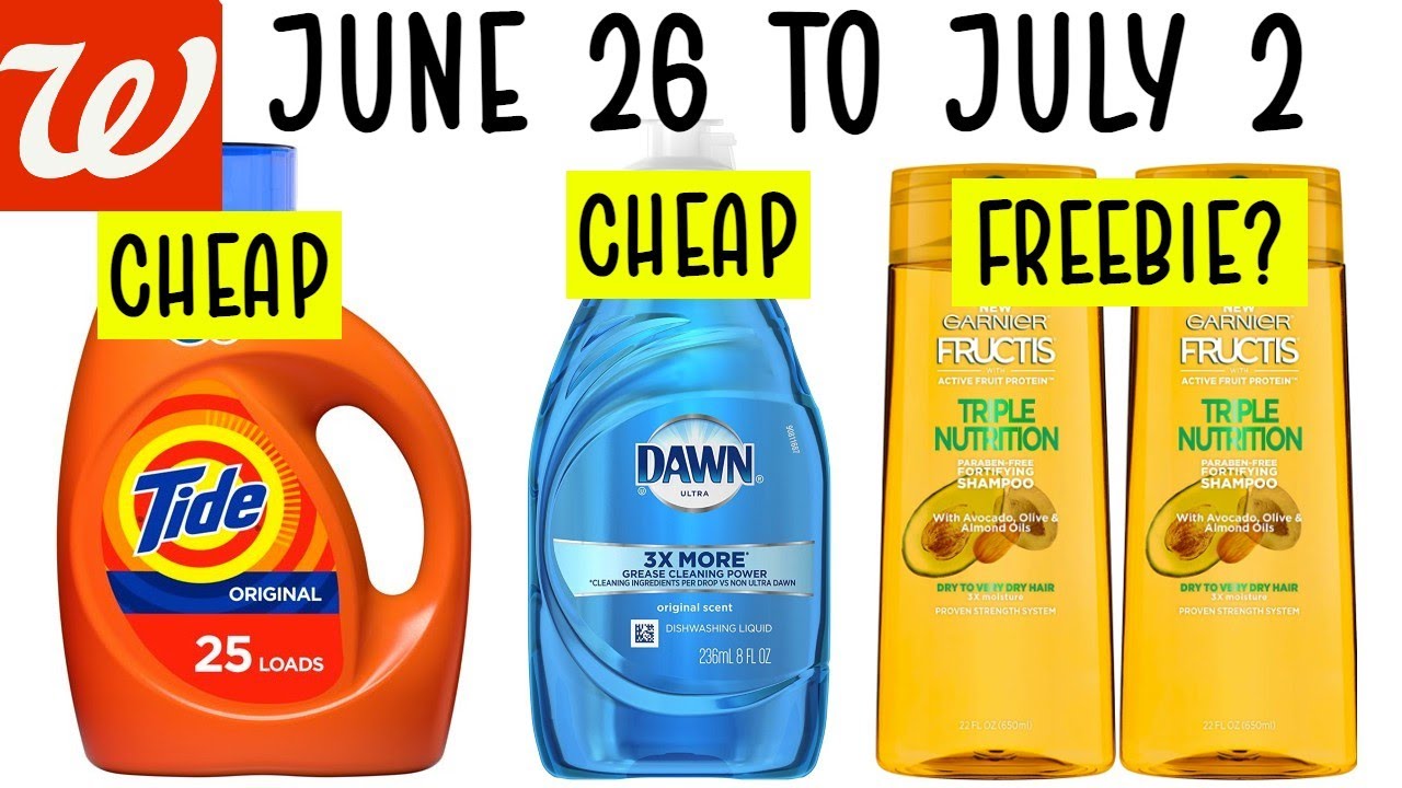 Walgreens **WEEK OF CHEAP TIDE + SHAMPOO** June 26 to July 2! - YouTube