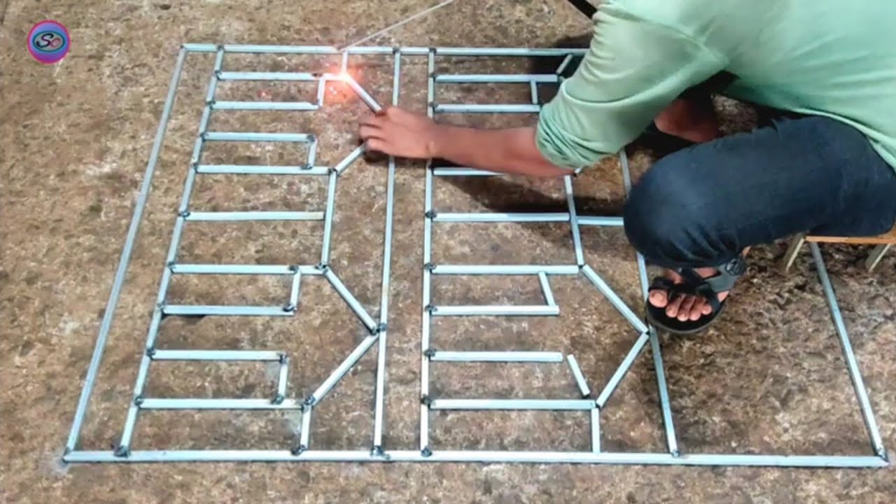 Letest Window Grill Design Making For House !! Simple Grill Design ...