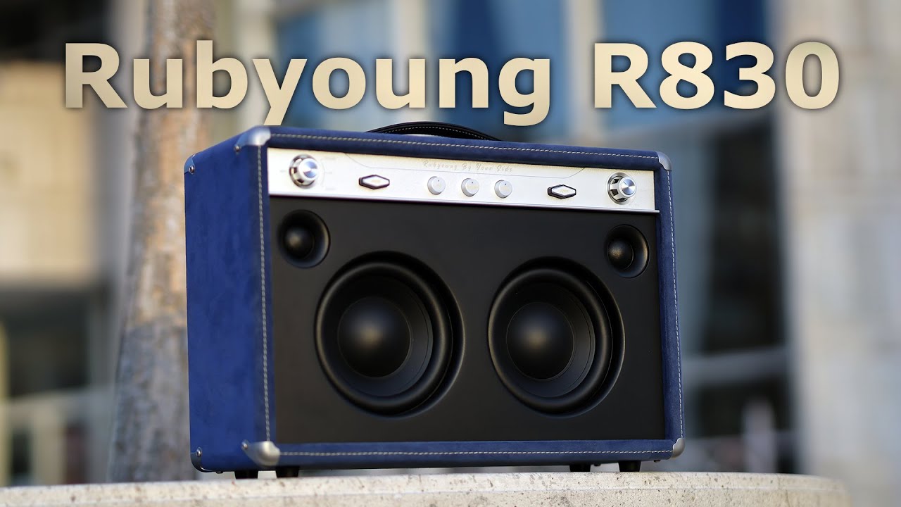RubYoung R830 Flagship Hifi Stereo Bluetooth Speaker - Big, Blue ...