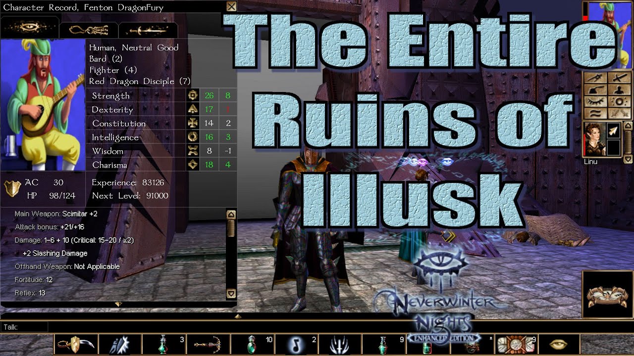 Nevewinter Nights Enhanced Edition Chapter 2 Luskan Ruins of Illusk ...