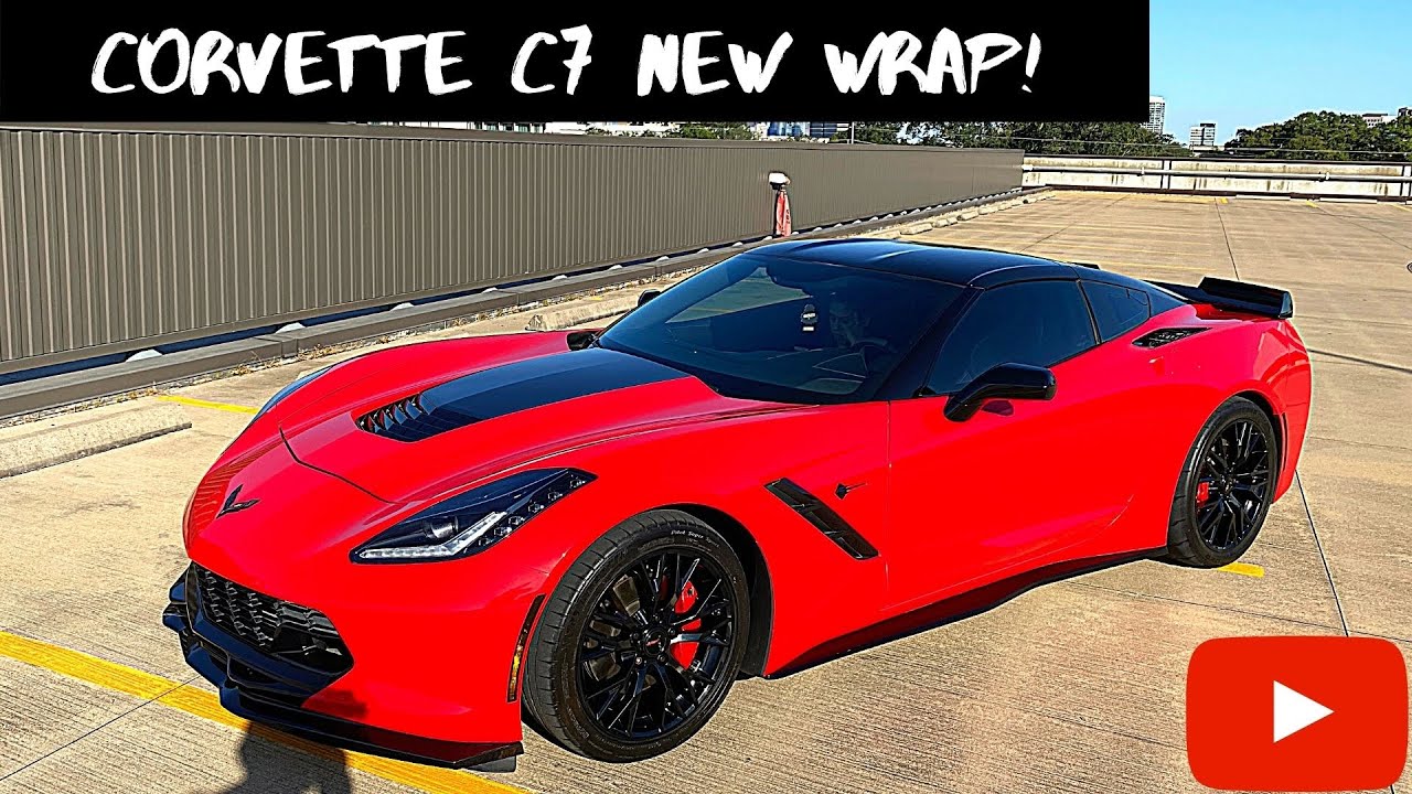 CHANGING THE WRAP ON MY C7 CORVETTE STINGRAY - YouTube