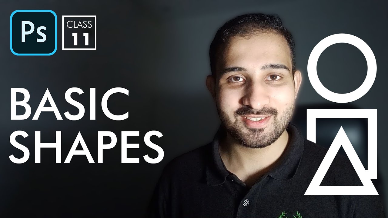 Basic Vector Shapes - Photoshop for Beginners Urdu / Hindi - YouTube