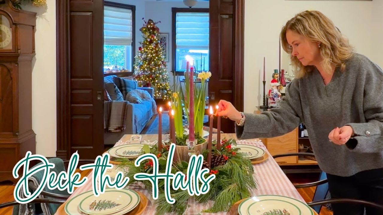 Simple Holiday Decorating: How to make fresh evergreen table displays ...