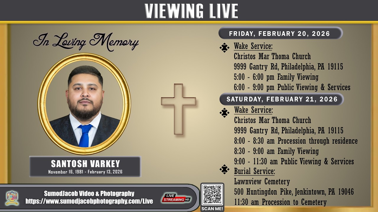 VIEWING LIVE - MR. SANTOSH VARKEY - YouTube