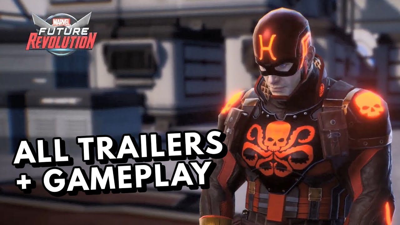 MARVEL FUTURE REVOLUTION - ALL TRAILERS, GAMEPLAY, HEROES, VILLAINS ...