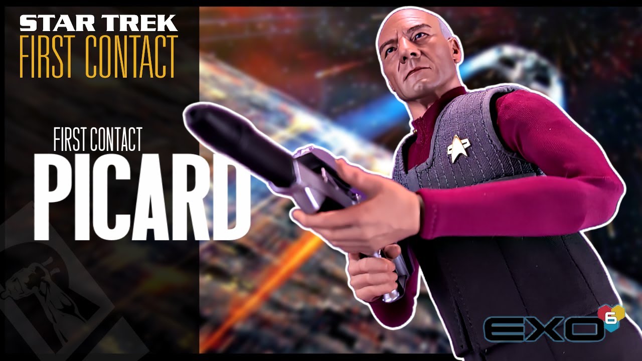EXO-6 Star Trek First Contact Captain Picard Sixth Scale Figure Review ...