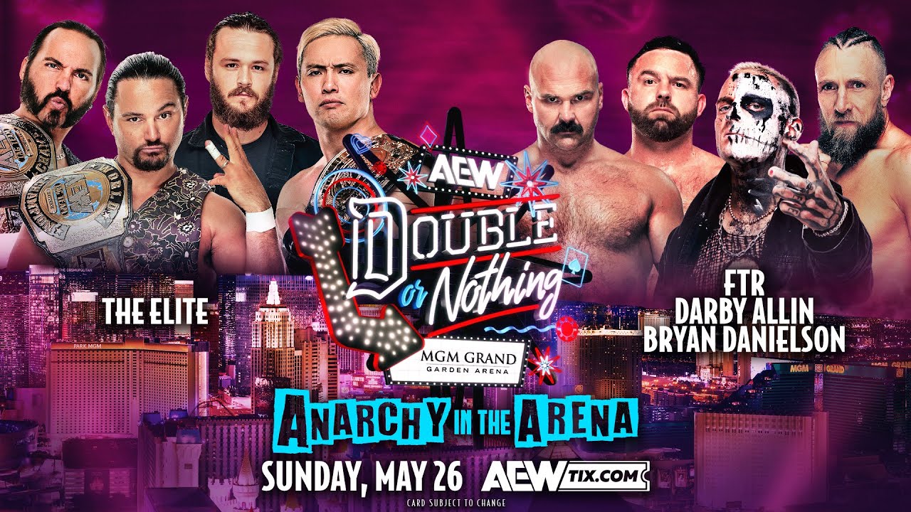 WWE 2K24 The Elite Vs. Team AEW | Anarchy In The Arena | AEW Double Or ...