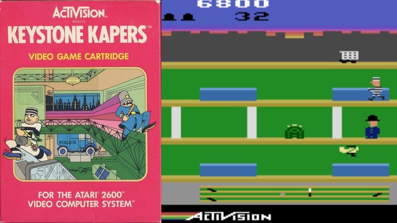 Keystone Kapers ATARI 2600 - YouTube