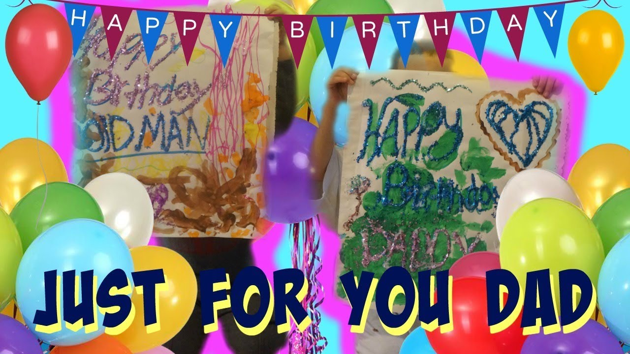 HAPPY BIRTHDAY SURPRISE DAD!!! - YouTube