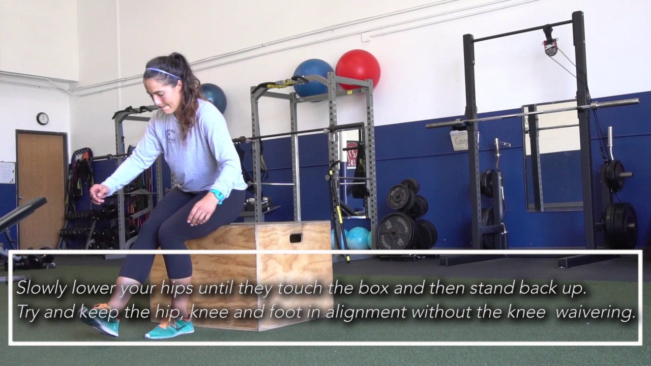 Performance Tips #4: Single Leg Box Squat - YouTube