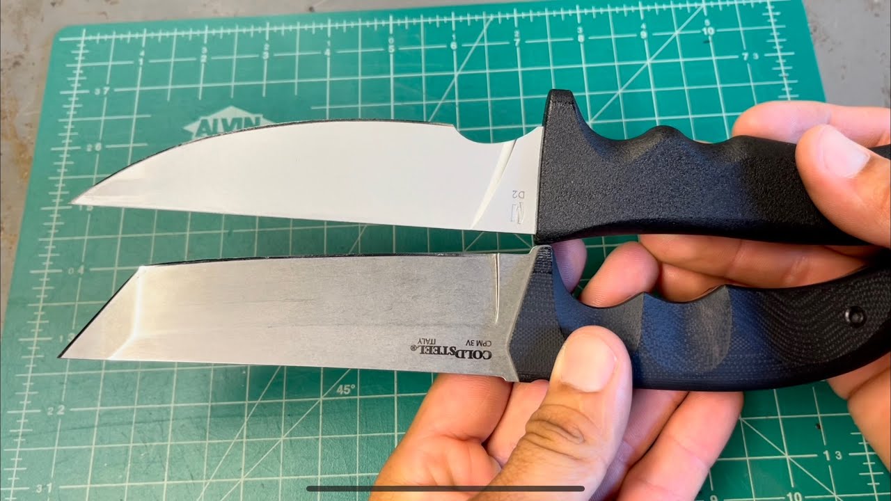 Tanto vs fish belly quick test - YouTube
