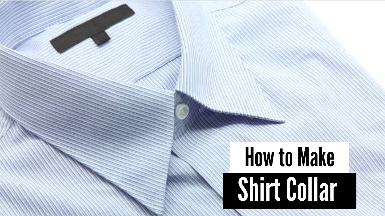 Easy way to Cut and Sew a COLLAR Shirt| DIY Collar - YouTube