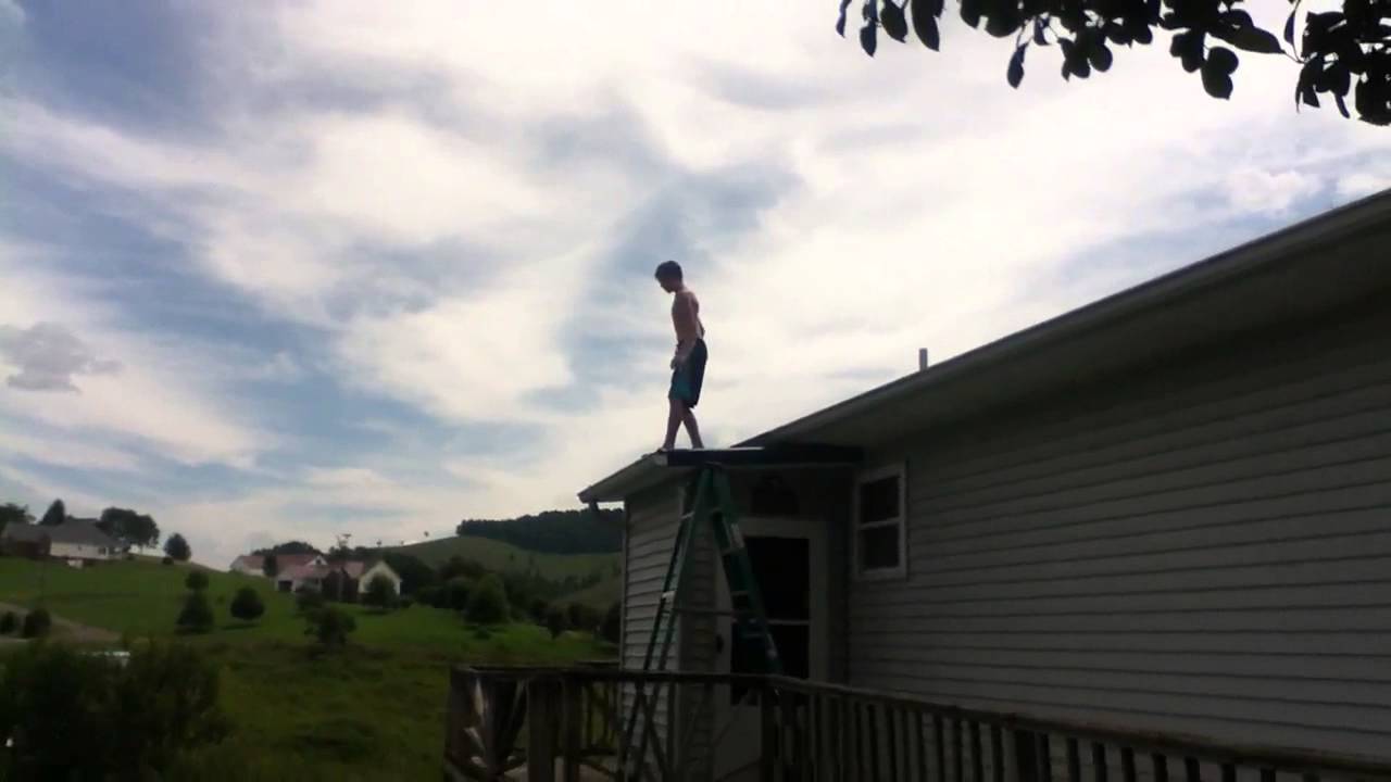 Roof jump - YouTube
