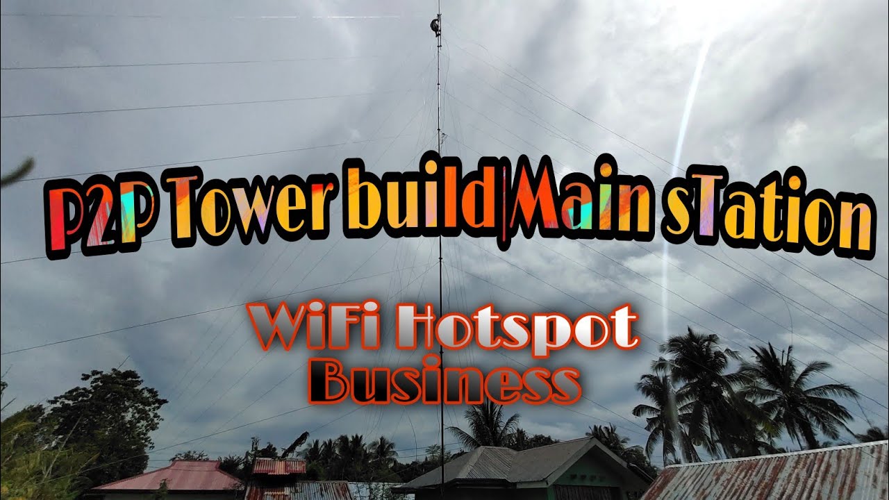 Day 2 TOWER BUILD! Main Station P2P project - YouTube