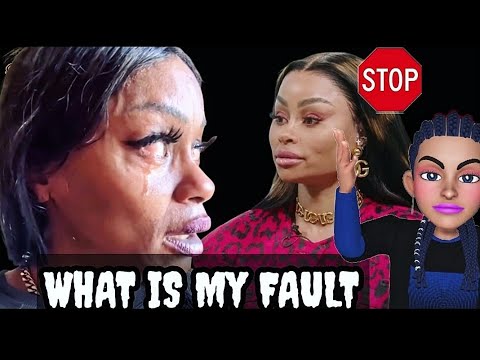 Former Blac Chyna's mother Tokyo Toni tearfully asks Angela White to tell her what her Fault is.