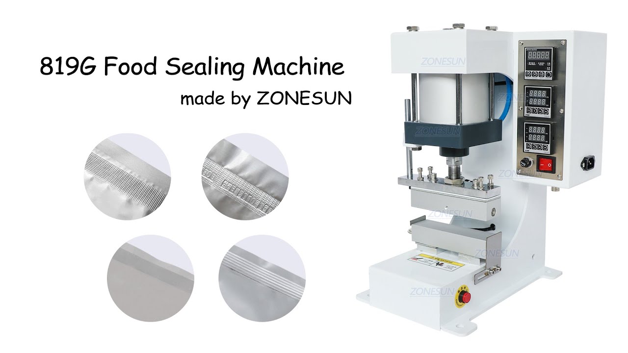 How To Use Pneumatic Sealing Machine - YouTube