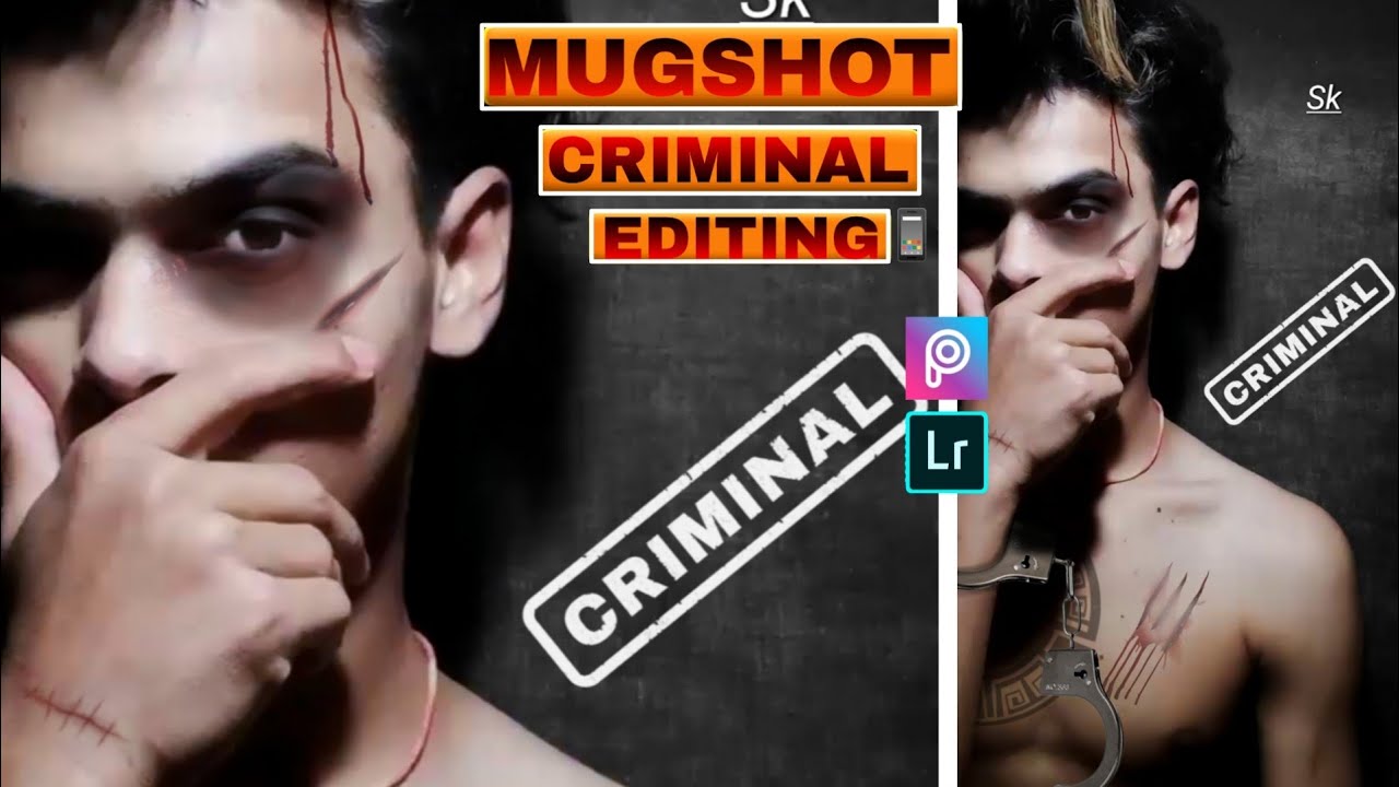 MUGSHOT CRIMINAL Photo Editing🔥 | How to Edit Photo 2020 | Hot | Best ...