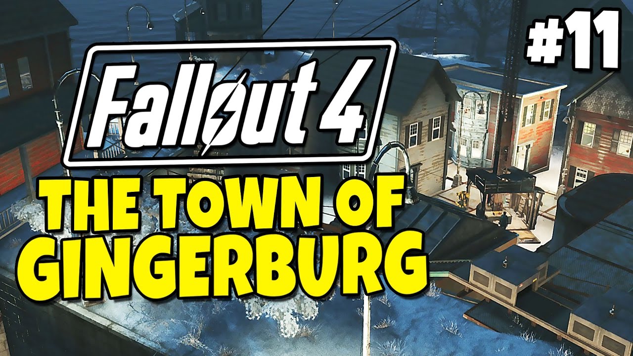 Fallout 4 - The Meat Factory #11 - Town of Gingerburg - YouTube