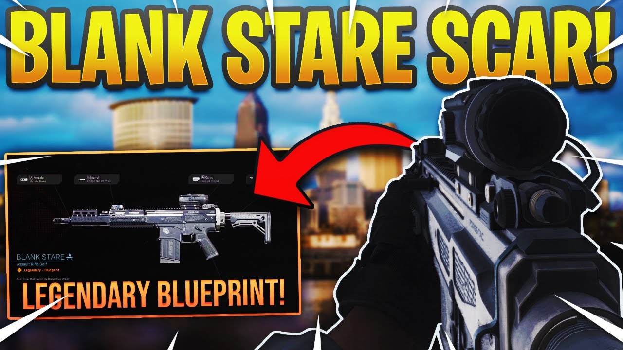 OVERPOWERED NEW "BLANK STARE" FN SCAR 17 VARIANT in COD MW! - YouTube