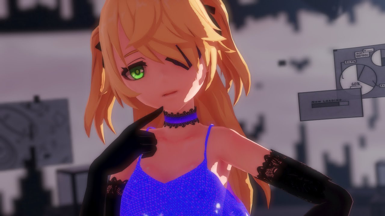 MMD Genshin Fischl Skin "Constellation" - YouTube