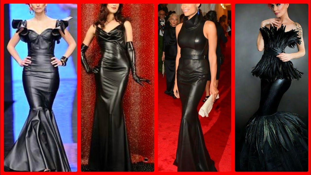 Most trending and Lovely designs of skin tight leather mermaid style ...