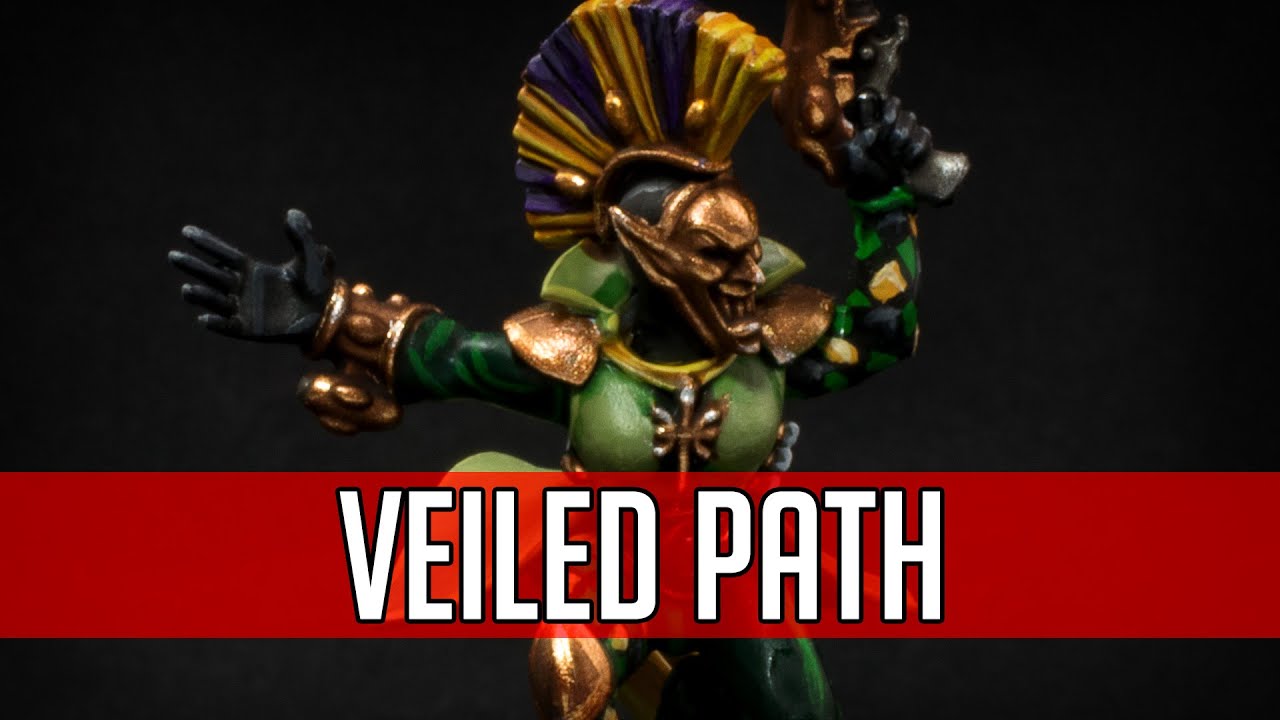 How to paint Masque of the Veiled Path Harlequins - YouTube