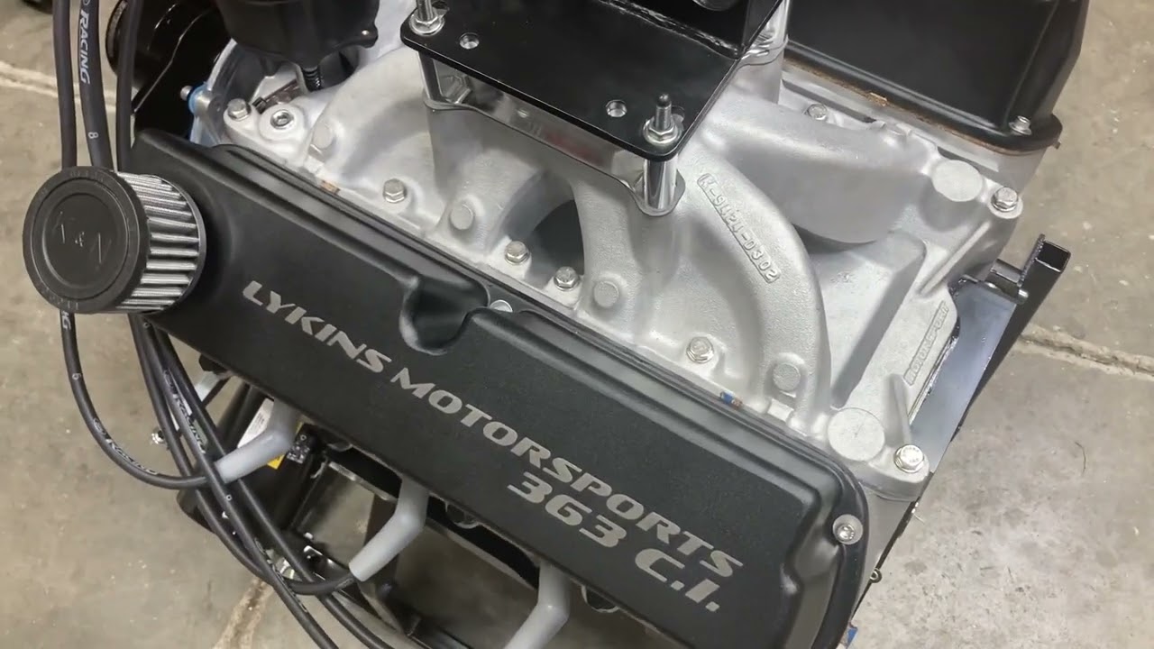 Lykins Motorsports Ford 363 SBF Bracket Engine Ready For Dyno... - YouTube