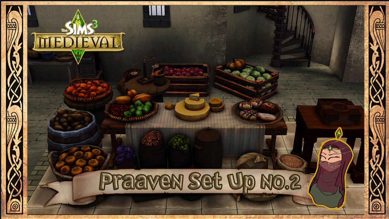 The Sims 3 [Medieval Style] Praaven set-up #2 - YouTube