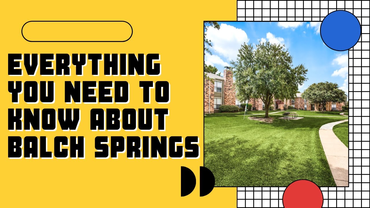 Everything You Need To Know About Balch Springs, TX - YouTube