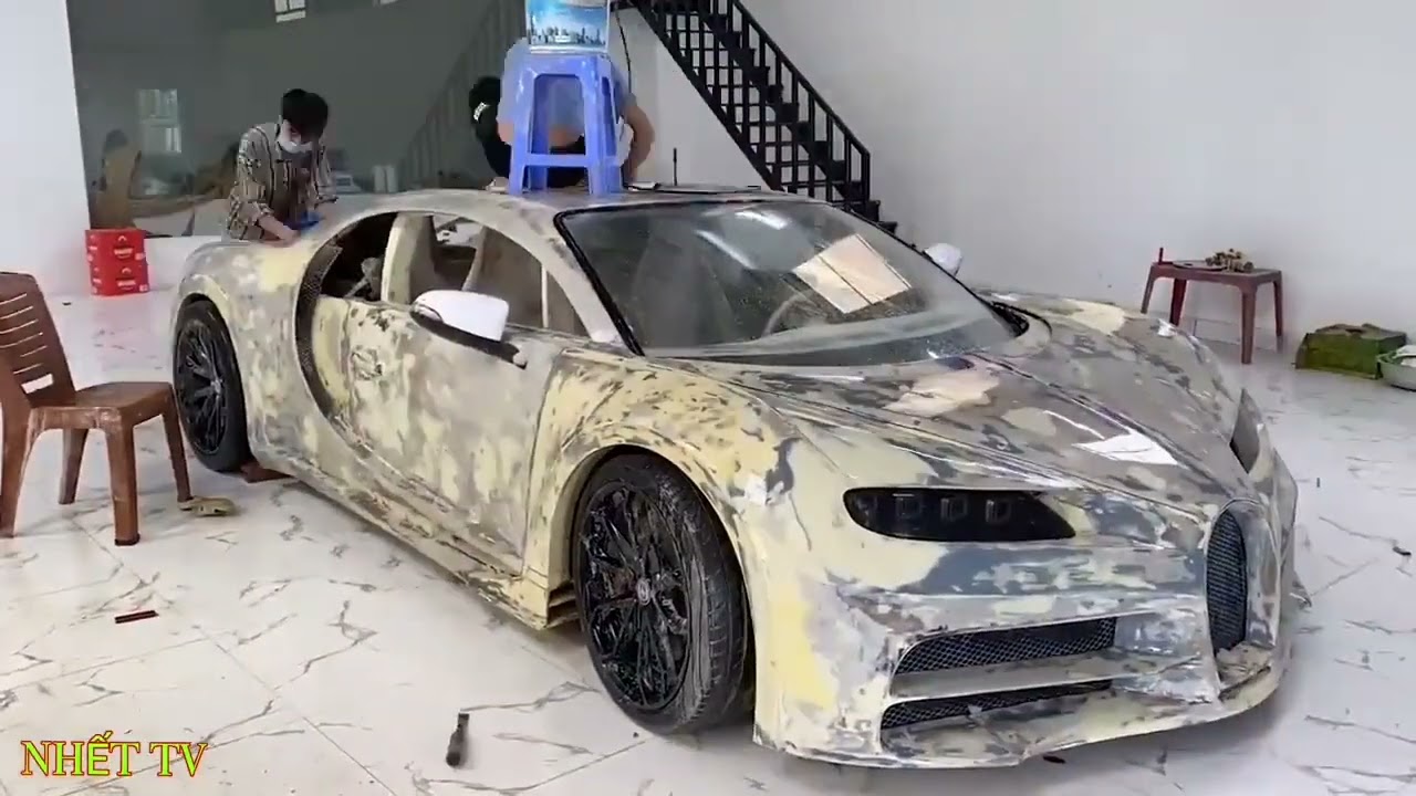 DIY Hacks | Recreating the luxury Bugatti Chiron from clay 👏 | 🇵🇰 ...