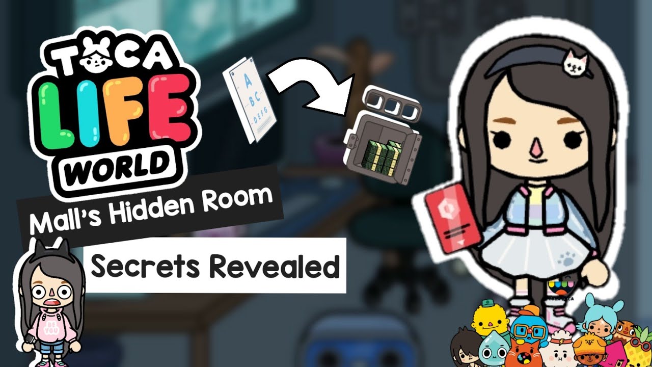 HOW TO OPEN THE MALL's SECRET ROOM IN TOCA LIFE WORLD - YouTube