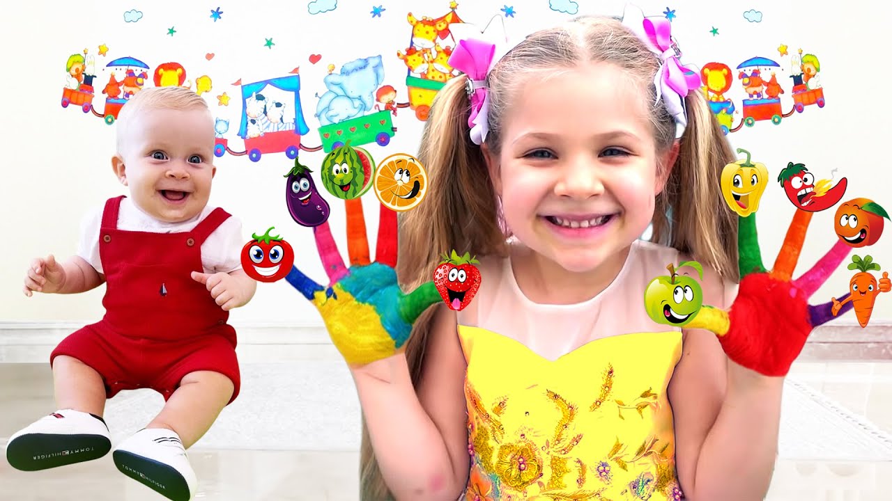 Diana dan Roma menjagar Oliver tentang warna |Video pempelajaran kanak ...