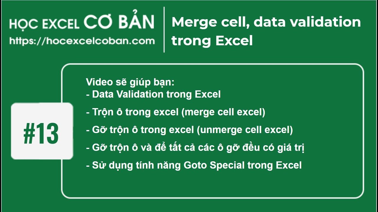 H c Excel C B n 13 Merge Cell Data Validation Trong Excel Ph m h-c-excel-c-b-n-13-merge-cell-data-validation-trong-excel-ph-m