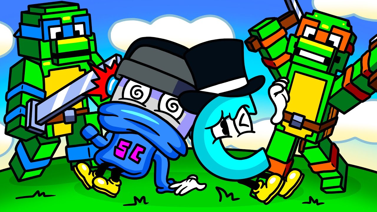 We Beat Up Ninjas and Lose Our Minds in Minecraft Teenage Mutant Ninja ...