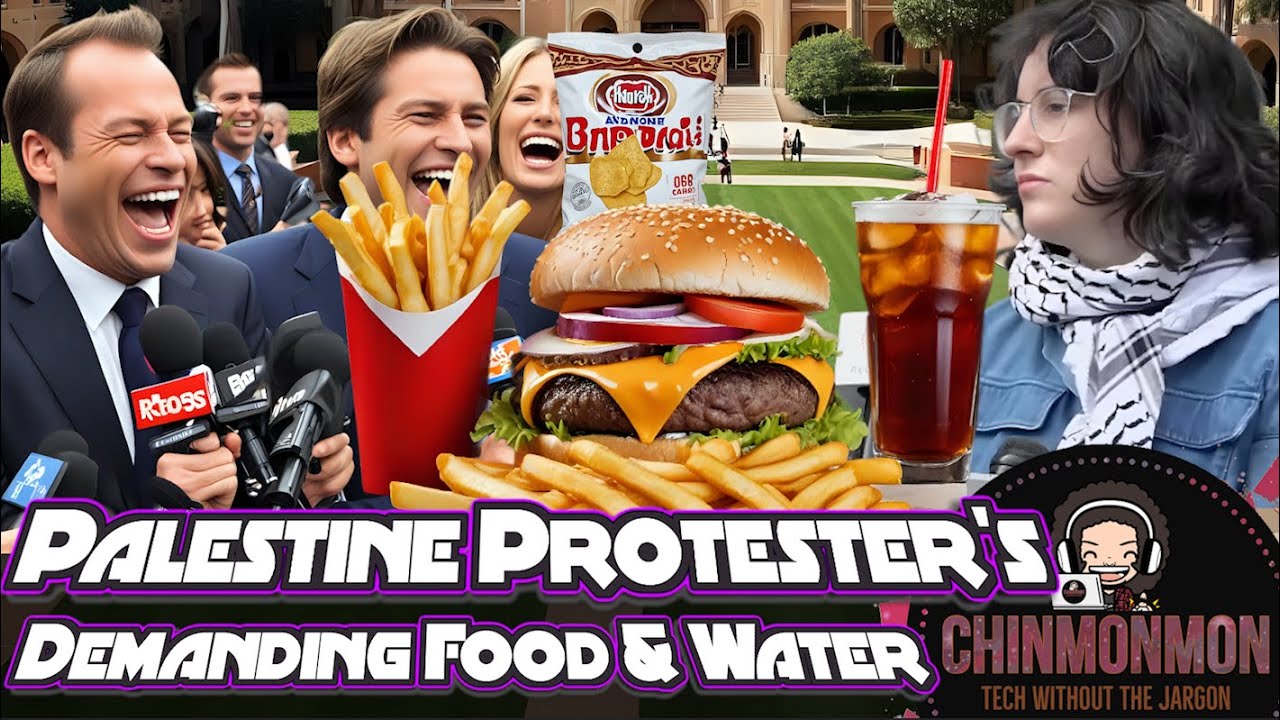 Reporter Destroys Palestine Protester's Demanding Food & Water - YouTube