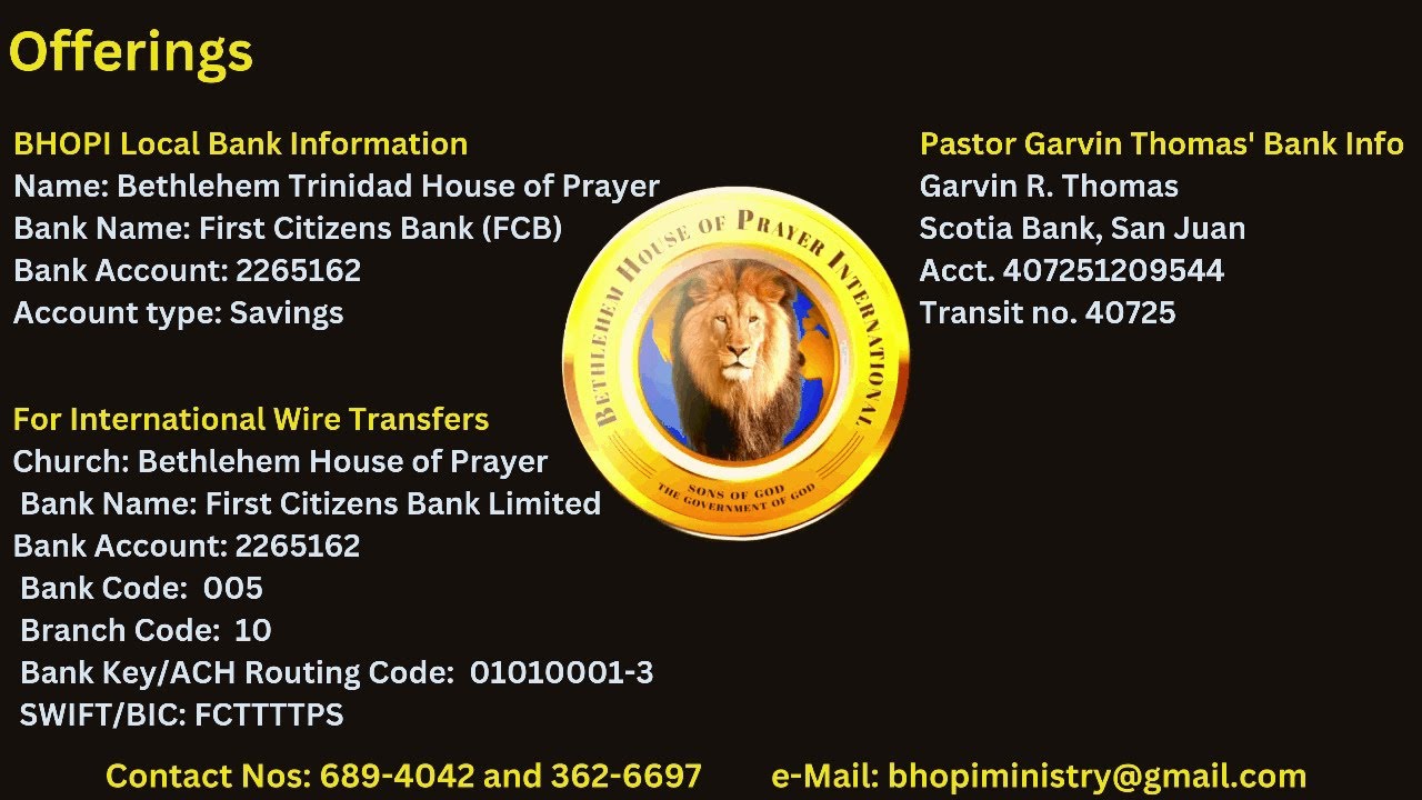 Bible Studies - The anointing within sustains the anointing upon - 18th ...