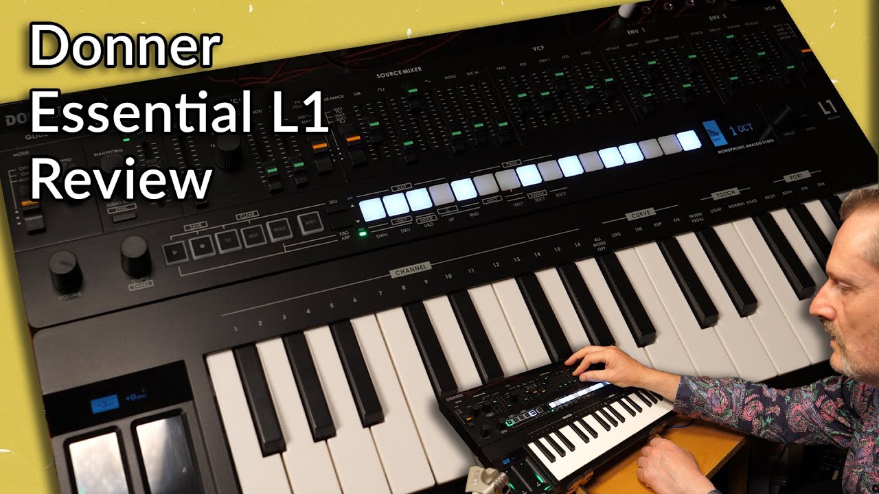 Donner Essential L1 Synthesizer Review - YouTube