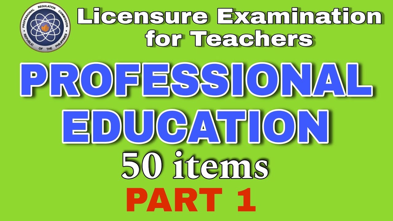 PART 1 PROFESSIONAL EDUCATION LET REVIEWER SEPTEMBER 2023 #lpt #let2023 ...