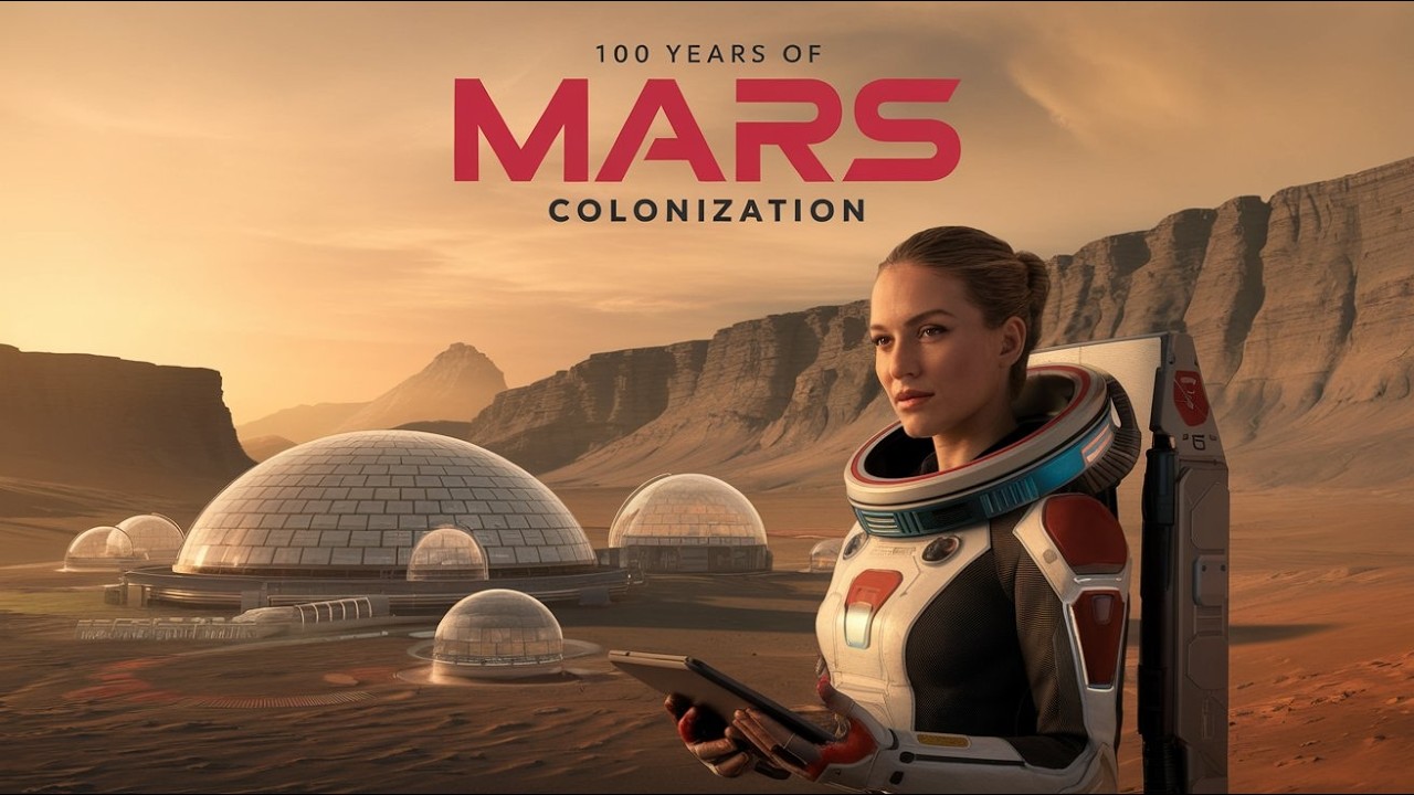 The First 100 Years of Mars Colonization Year 2125 - YouTube