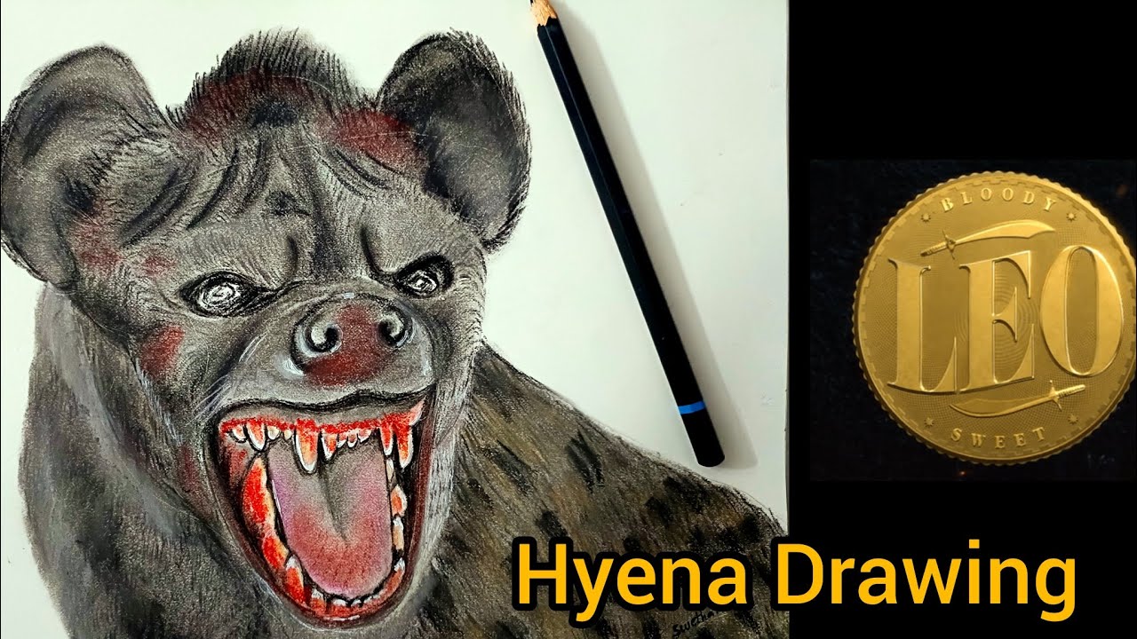 Leo Hyena Drawing 🐺 | Leo Movie | Thalapathy Vijay | Lokesh Kanagaraj ...