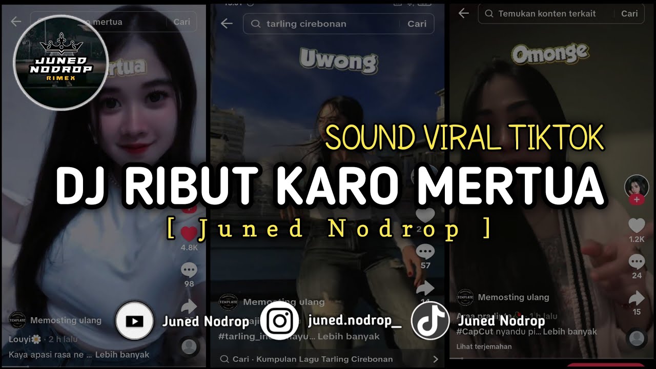 DJ RIBUT KARO MERTUA ( Eddy Zacky ) - Juned Nodrop [ BOOTLEG ] - YouTube