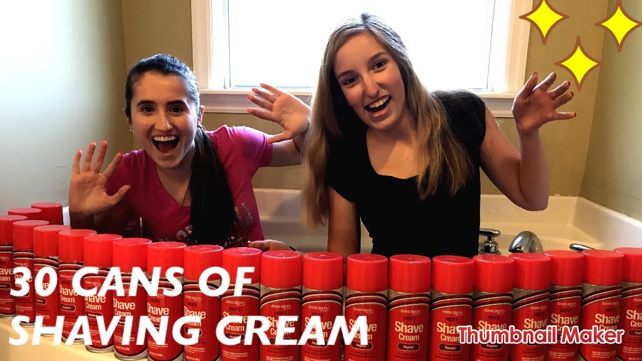 FUN WITH SHAVING CREAM - YouTube