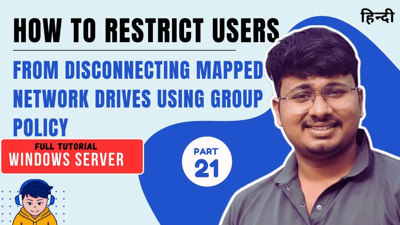 How to Restrict Users from Disconnecting Mapped Network Drives Using ...
