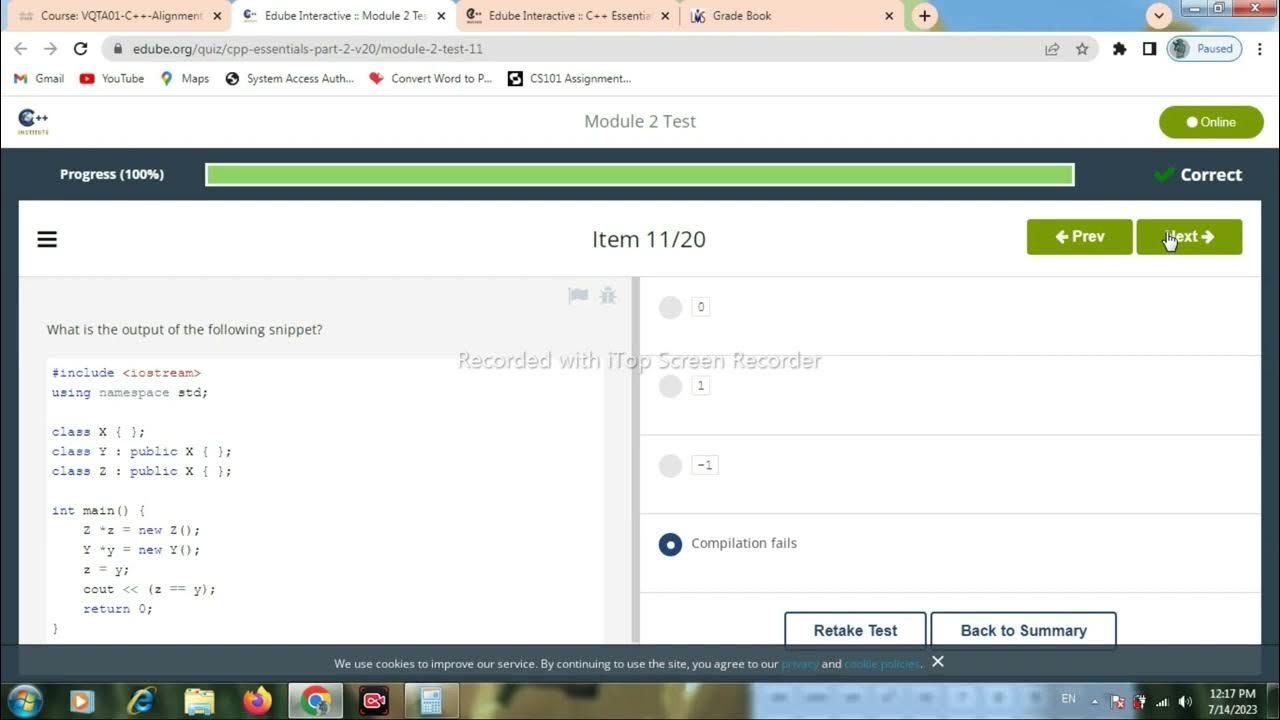 CPPE2: Module 2 Test | C++ Essentials - Part 2: STUDY RESOURCES |Module ...
