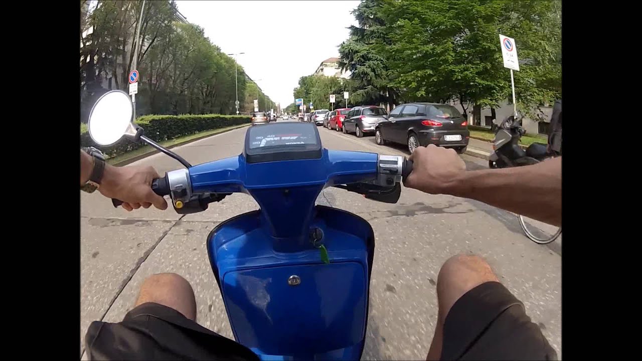 Honda SH 50 K refurbished - test ride - YouTube