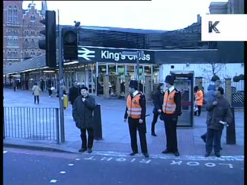 1990s London King's Cross, Bobbies on the Beat, Archive Footage - YouTube