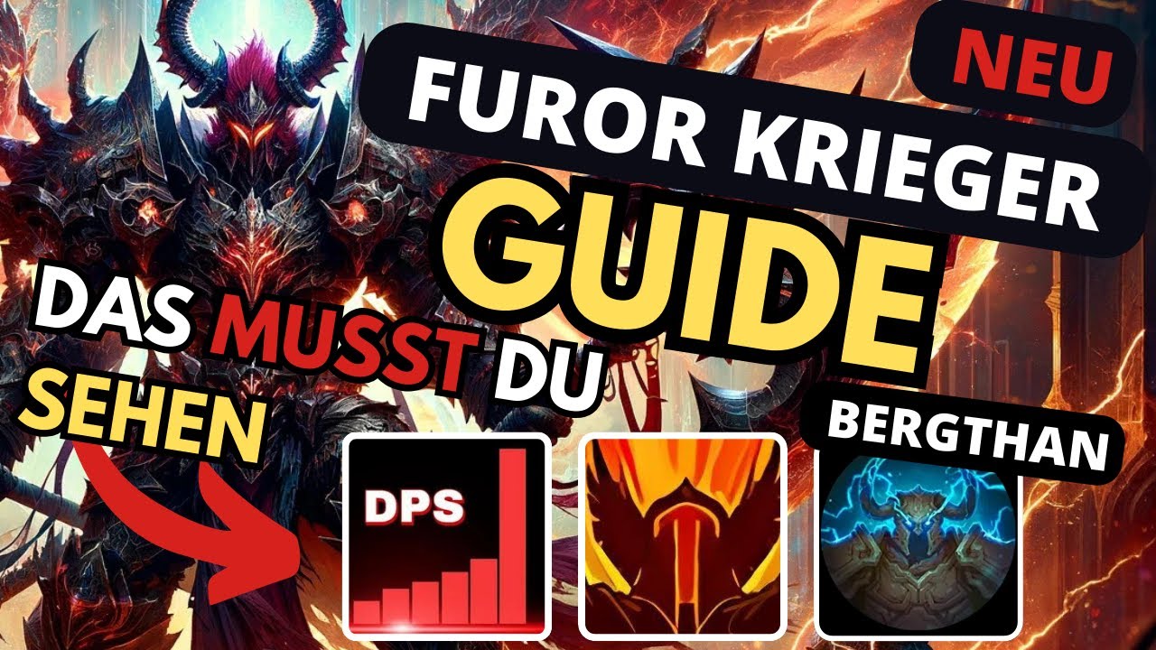 BESTER Furor Krieger Build ( Bergthan ) Guide | WoW The War Within Fury ...