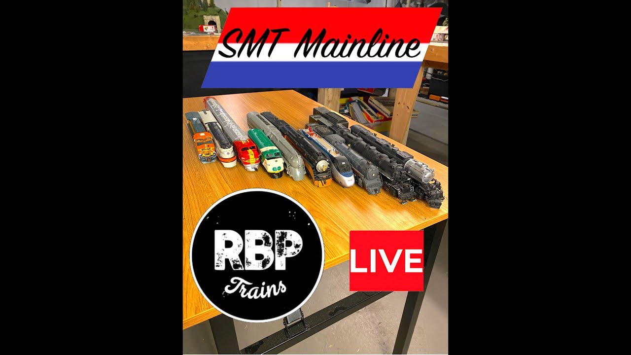 Running HO & O Scale Model Trains Live with RBP Trains! - YouTube