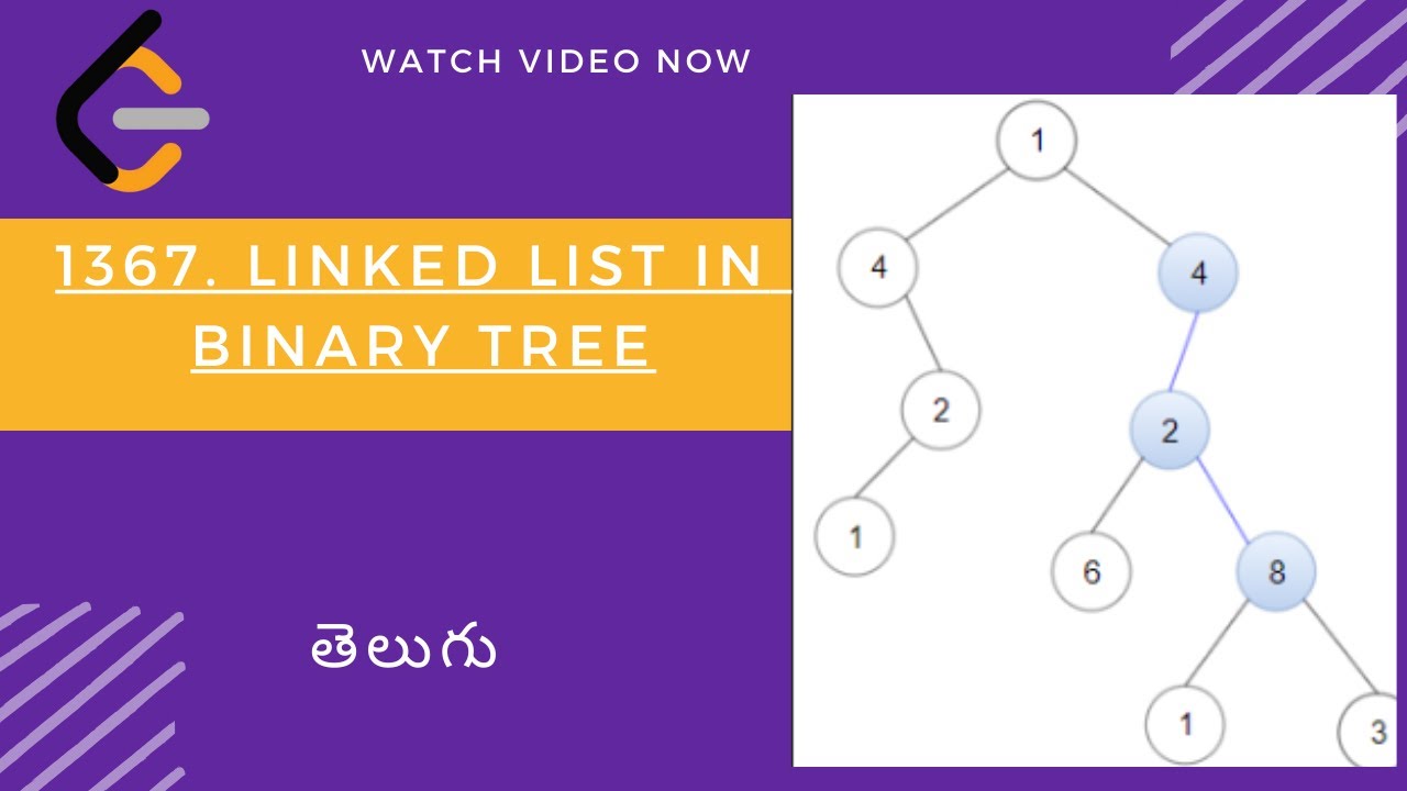 Problem Name Linked List In Binary Tree Simple Dry Runs Leetcode